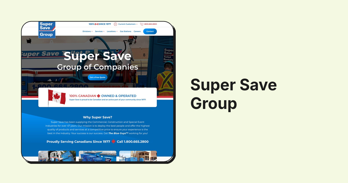 Super Save Group | Trusted Canadian Service Experts Since 1977